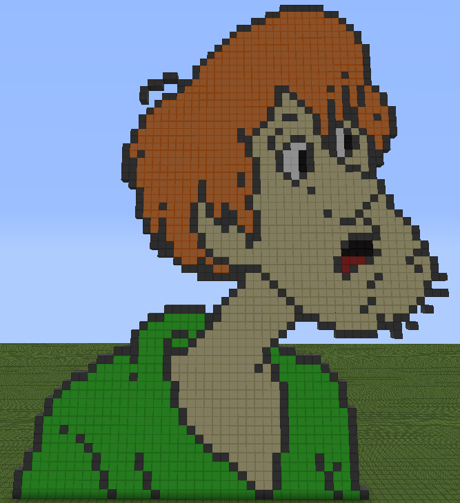 Minecraft Pixel Art Helper Shaggy minecraft-pixel-art-helper-shaggy