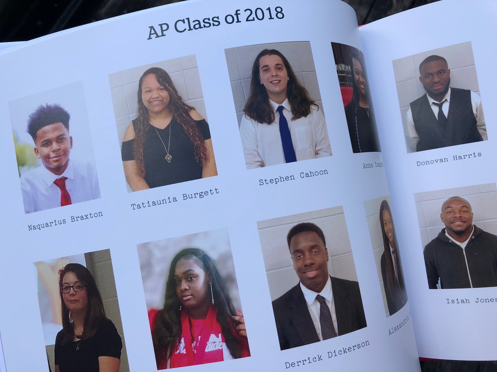 Mr. Rease's Classroom Blog : AP Class of 2018 Yearbook