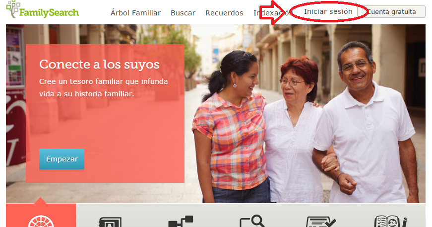 Nuevos en FamilySearch Indexing: Recuperar usuario de Cuenta LDS,