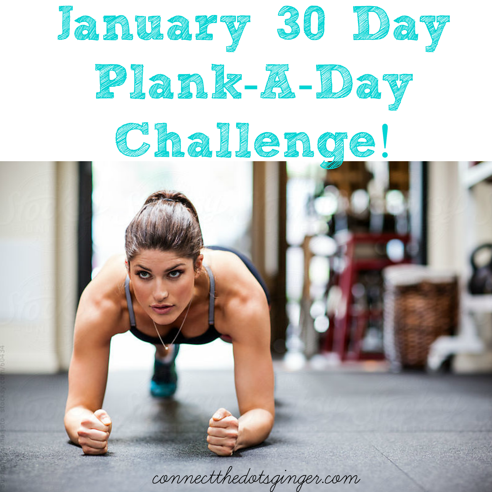 Connect the Dots Ginger | Becky Allen: January 30 Day Plank-A-Day Challenge
