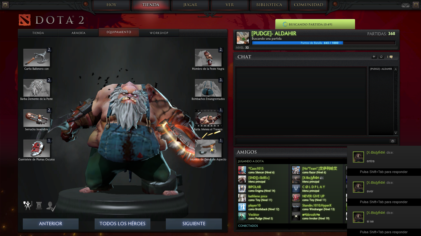Venta de Item De Dota 2: Set pudge mix!