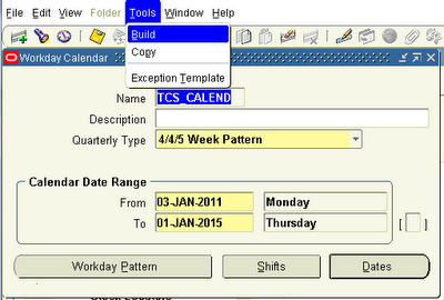 Mahamad Sulthan Oracle Applications: Setup Workday Calendar in ...