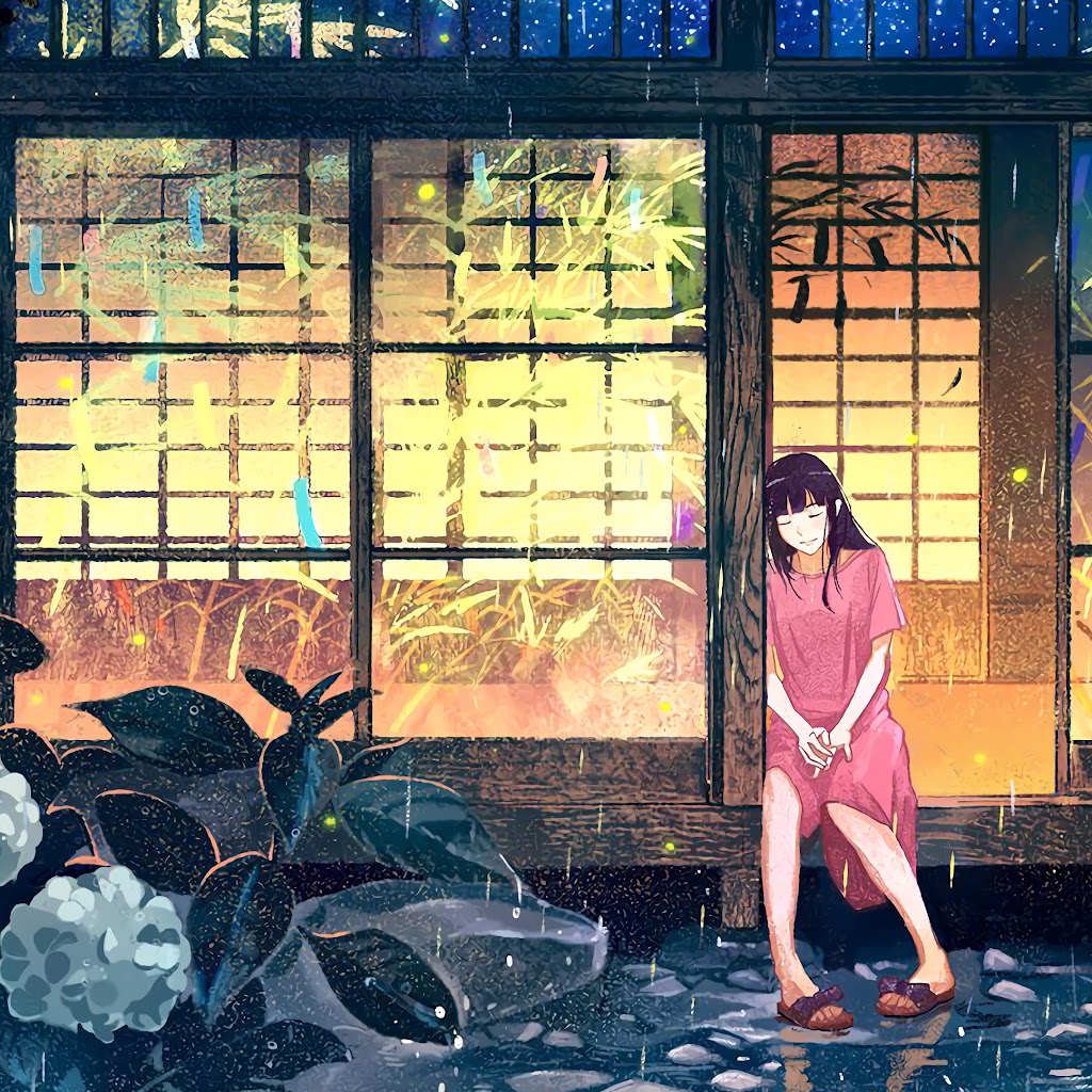 Anime, Girl, Waiting, 4K, #61 Wallpaper PC Desktop