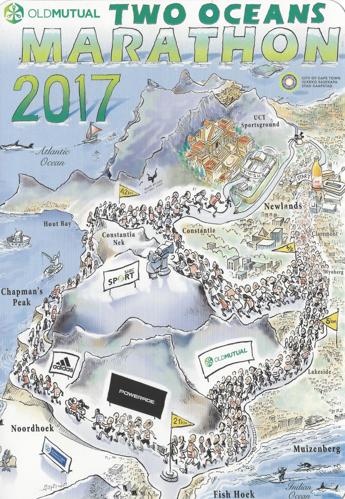 Der Laufgedanke: Two Ocean Marathon 2017 I Hart aber wunderschön!