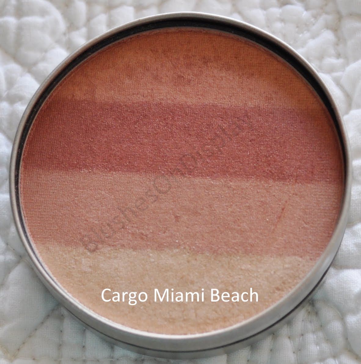 Blushes on Display: Cargo Blush--Miami Beach