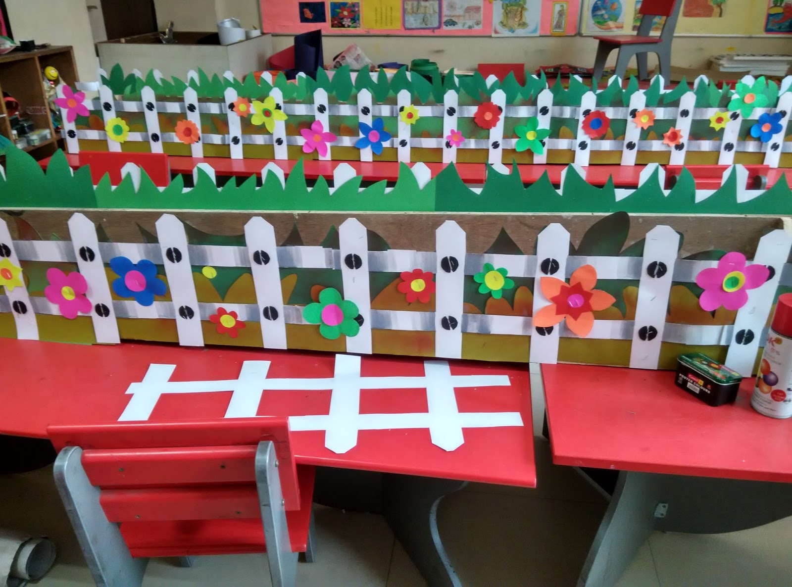 Art ,Craft ideas and bulletin boards for elementary schools: Floral ...