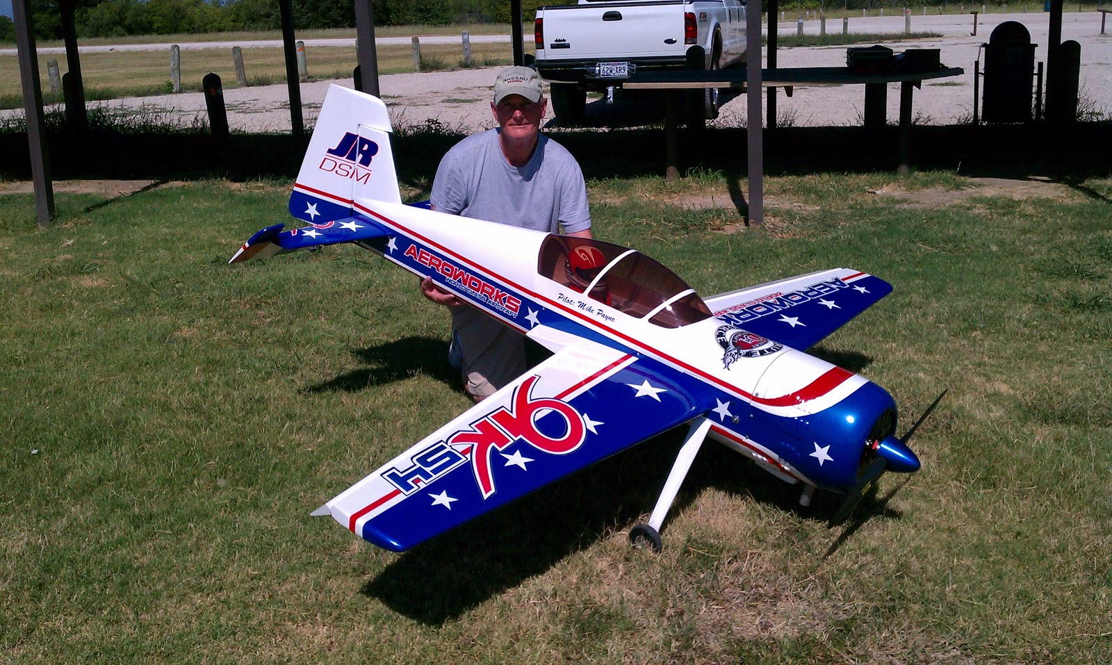 Model Airplane Pictures: Aeroworks 100cc Yak 54 Stars and Stripes scheme