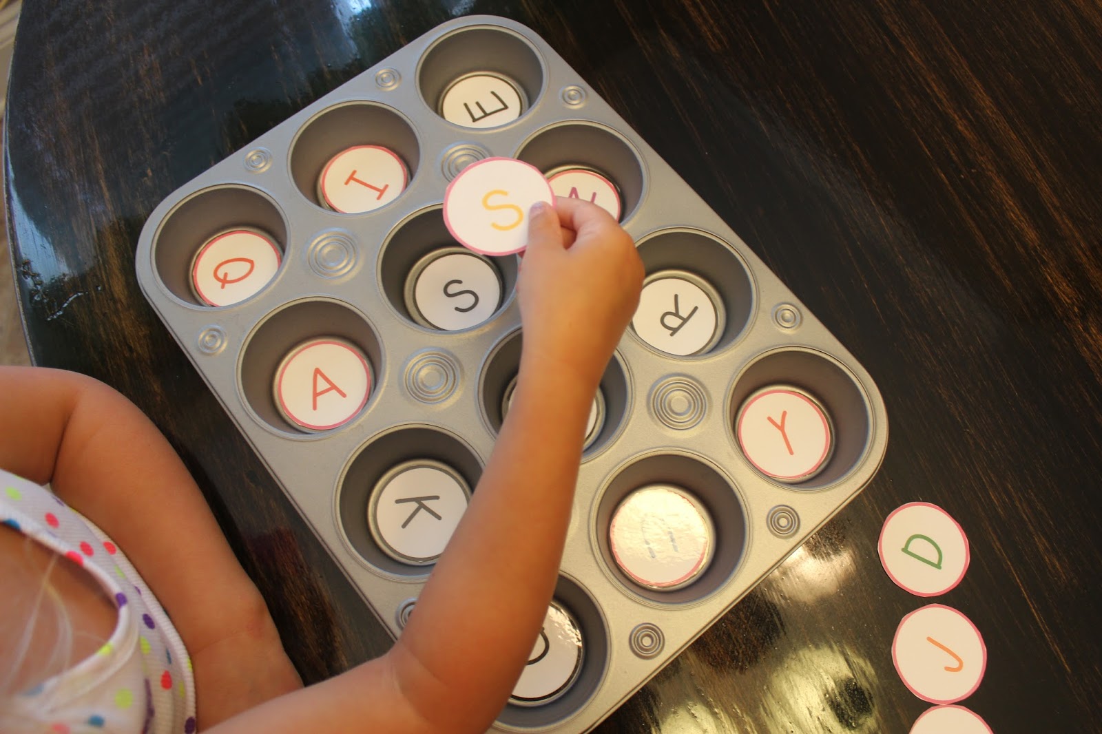 Mrs. Lee's Kindergarten: Muffin Tin Learning Games