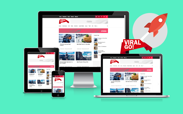 Viral Go! - Viral Magazine Blogger Theme - Templateflix
