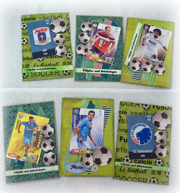 gretheB`s blog: fodboldkort