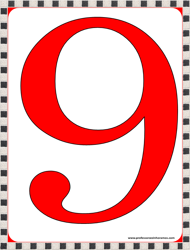 BLOG PROFESSOR ZEZINHO: NUMERAIS COLORIDO PARA IMPRIMIR