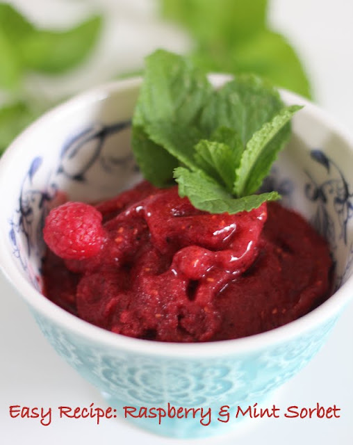 Lilyfield Life: Easy Recipe: Raspberry and Mint Sorbet