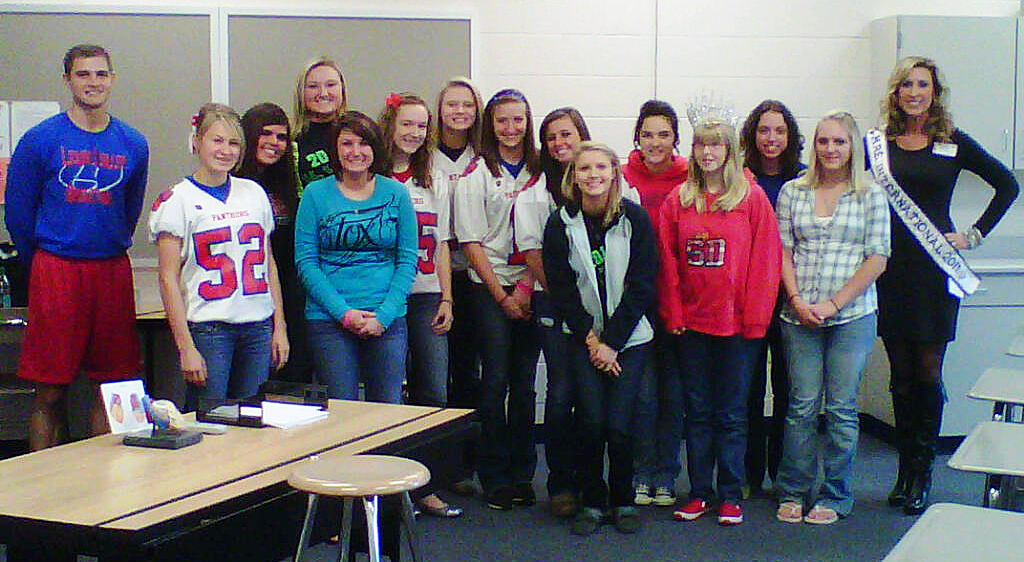 Speaking at Licking Valley High School