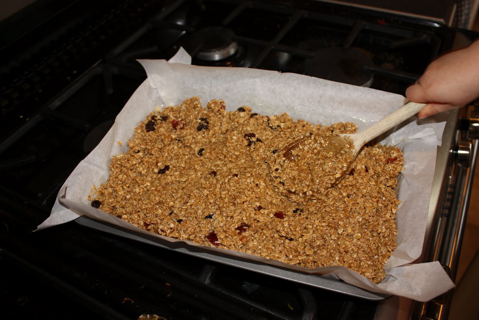 Mellow Mummy: Cooking with Children :: Fruity Flapjack Recipe : Taking ...