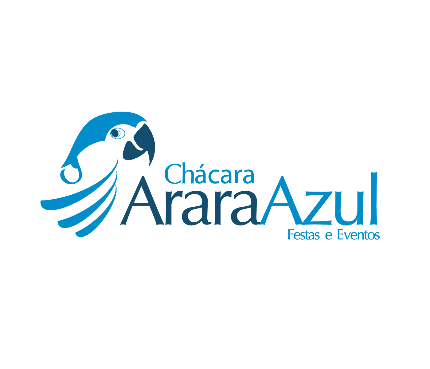 Bruno Alves | Mídia Publicitária: Nova Logomarca Chácara Arara Azul