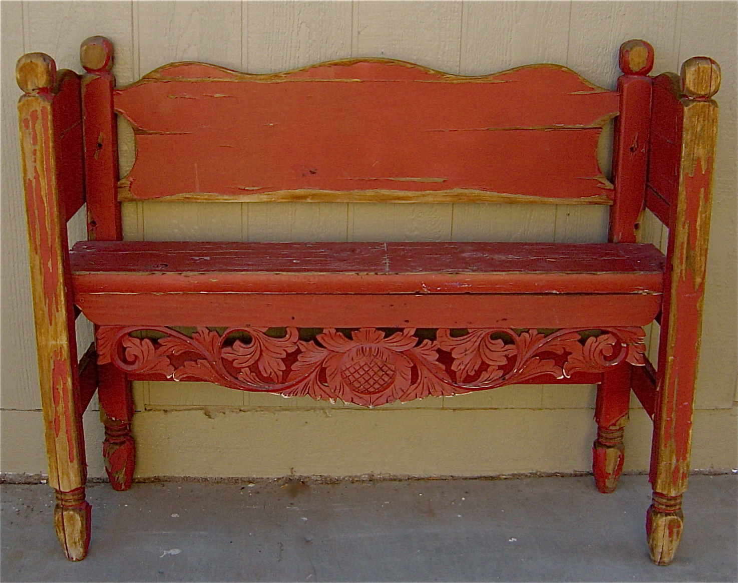 The Backyard Boutique by Five to Nine Furnishings: Antique Red Shabby ...