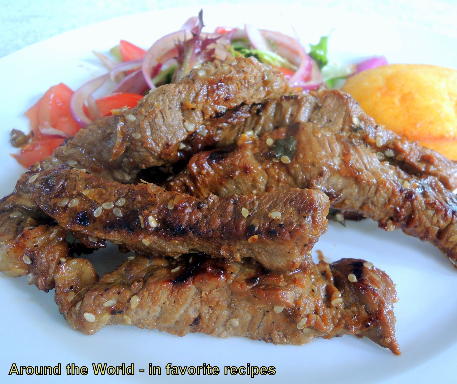 Around the World - in favorite recipes: Meats and Mains