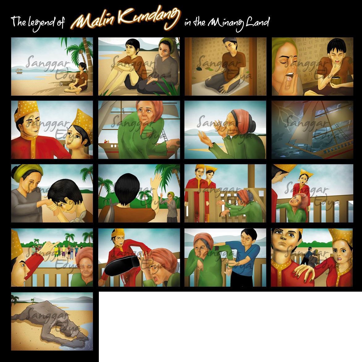 Narrative text ( Indonesia's Legend ) ( The Legend of Malin Kundang )