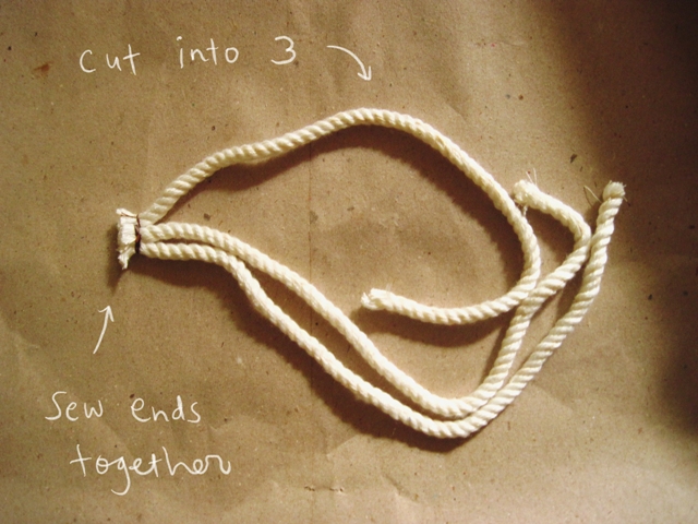 A slippery maiden: rope braid bracelet! // mini DIY
