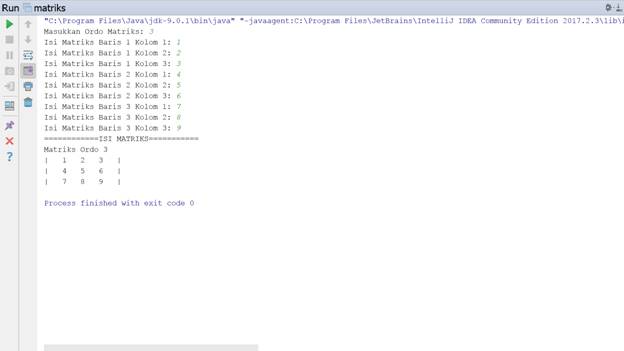 Array 2 Dimensi (Java)