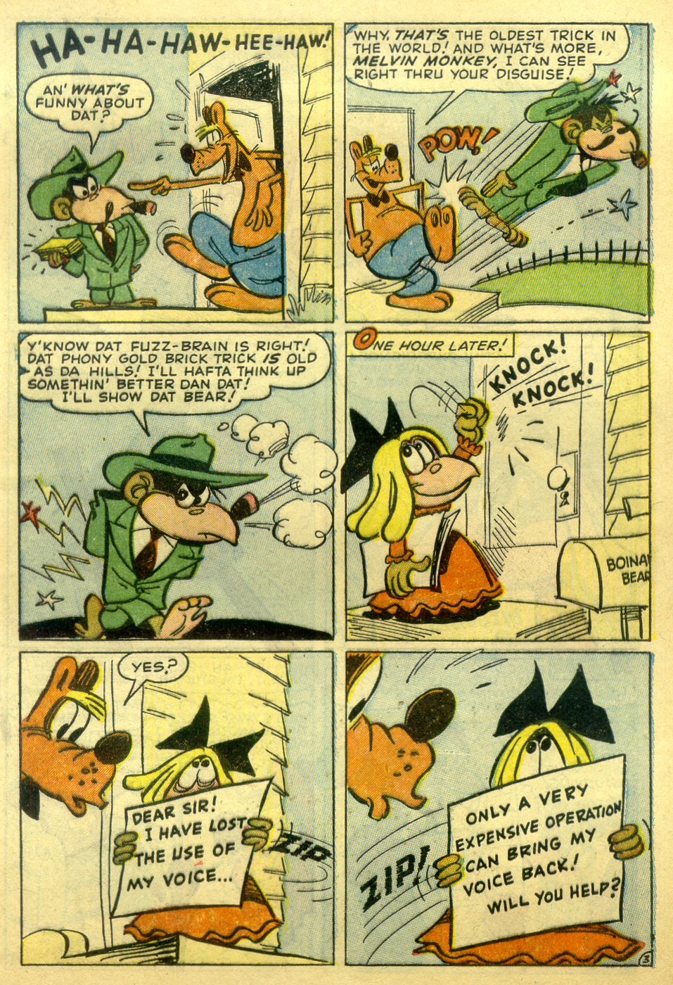 Four-Color Shadows: The Monkey & the Bear-Howie Post-1953