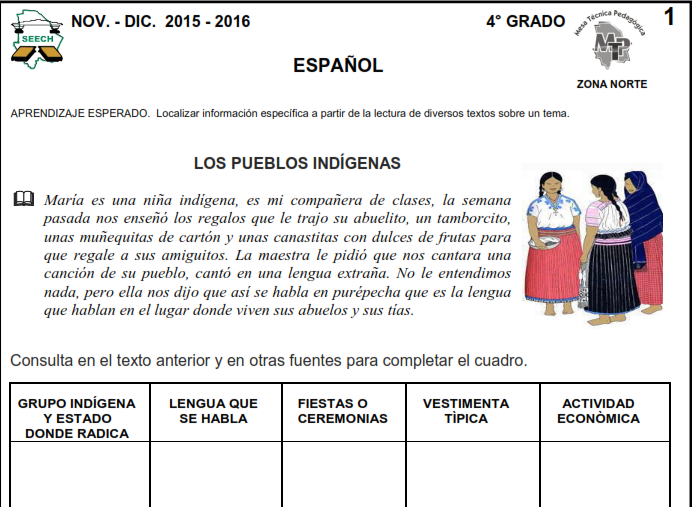 Material Didáctico de Apoyo para Cuarto Grado de Primaria Bimestre 2 ...