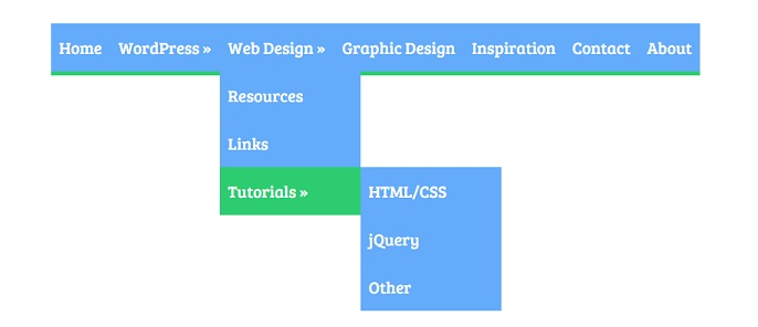 Pure Html and Css Menu With Transition Effects- Part(02) - Layout Zone