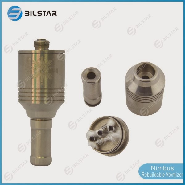 nimbus atomizer stainless steel, rebuildable atomizer, RDA