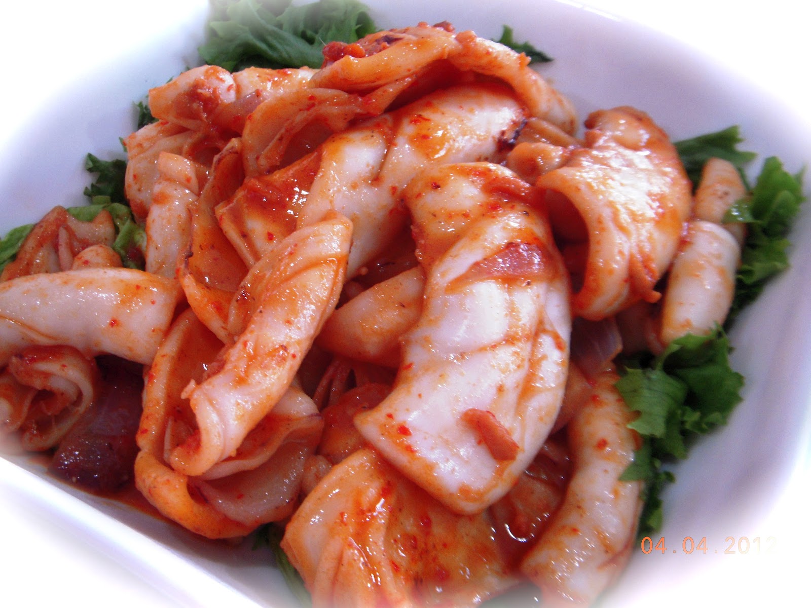 ICookUMakan: Garlic Chilli Squid