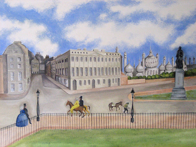 DrawMoreSaunders: Crest and Backdrops for Punch & Judy Booth