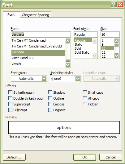 Microsoft Office 2010: MicroSoft Word 2010 Screen Layouts
