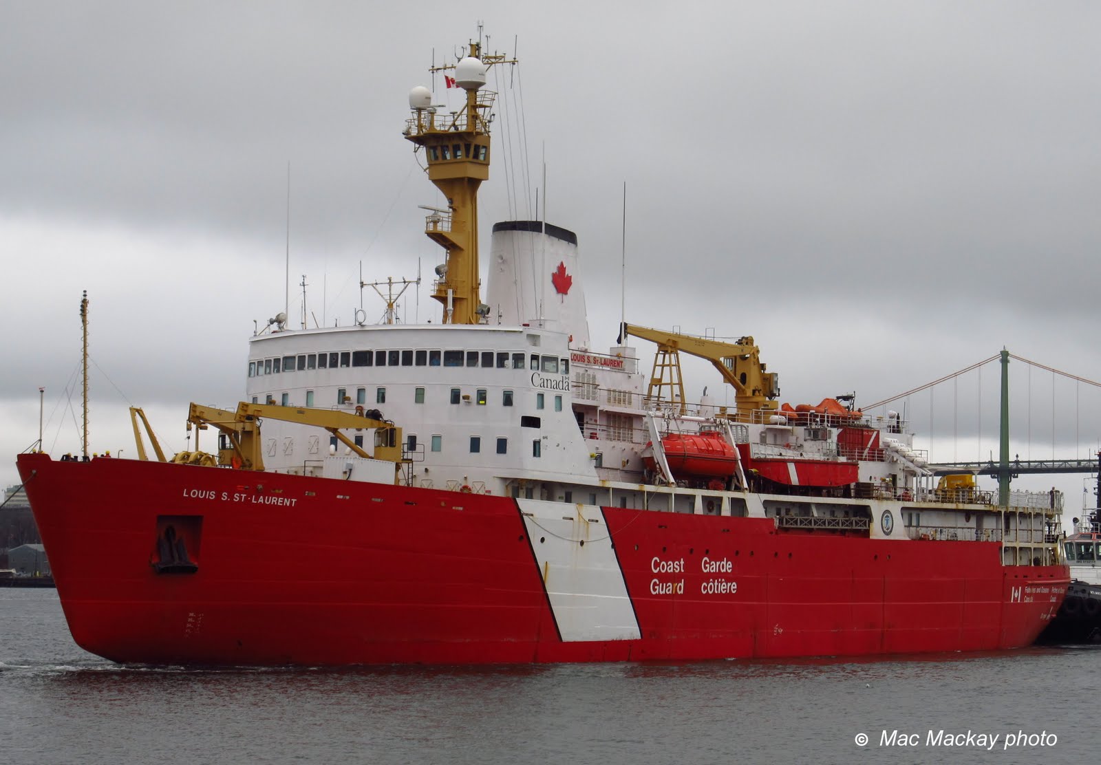 Shipfax: CCGS Louis S. St-Laurent, Novadock to BIO