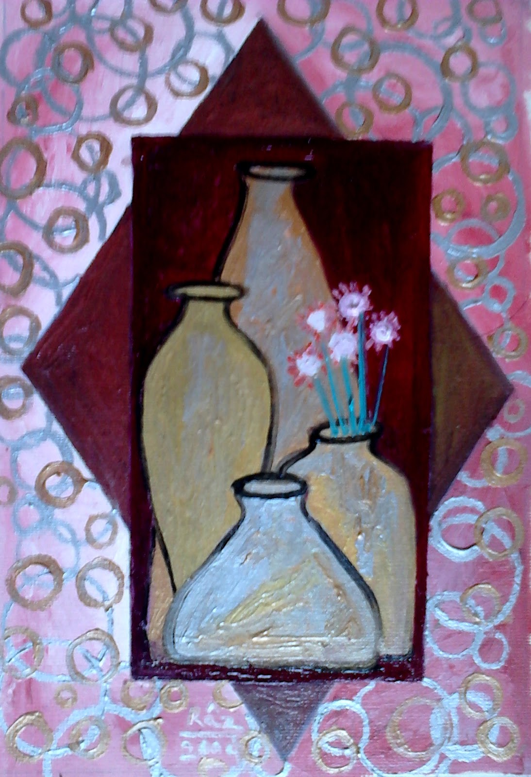 Razarts: Small Symbolic Cubism Pot Paintings Advantages of Small ...