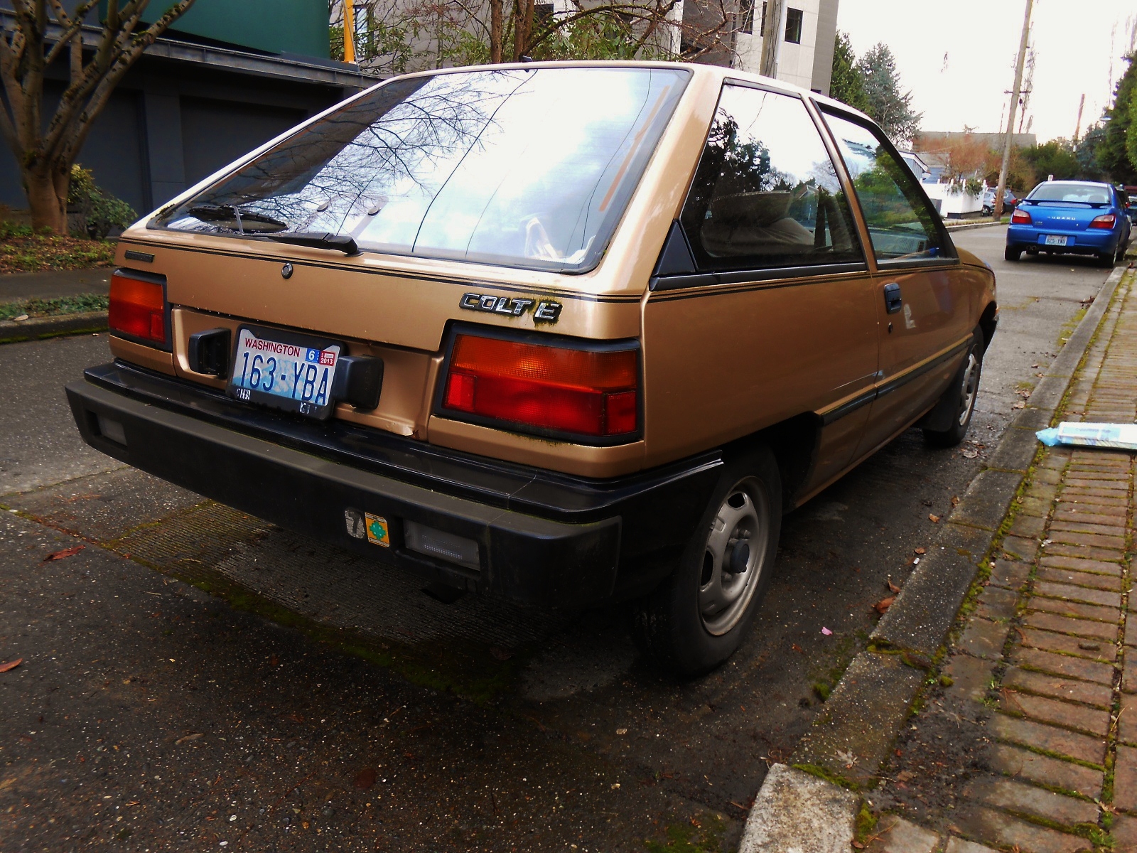 Seattle's Parked Cars: 1985 Plymouth Colt E