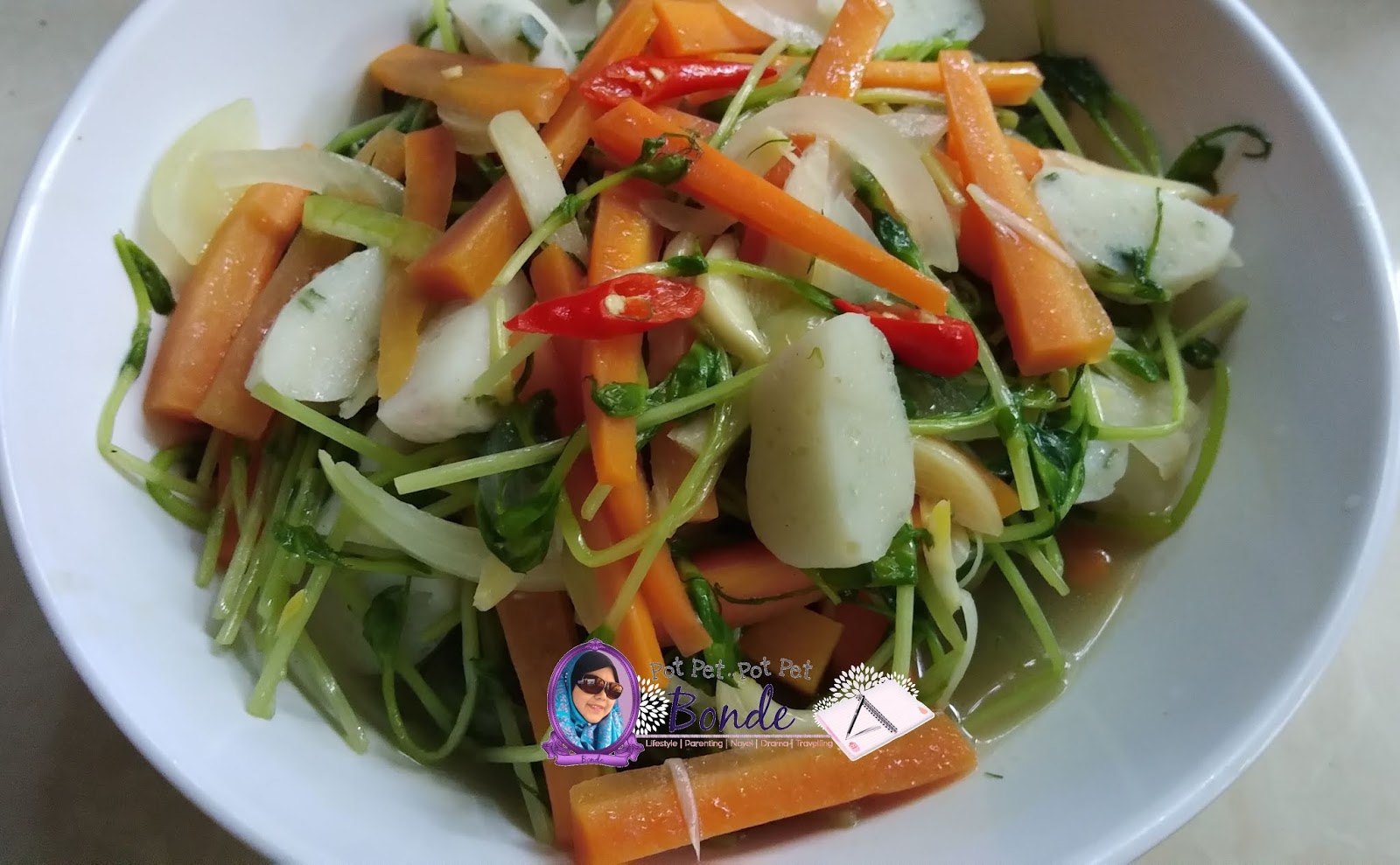 RESEPI SAYUR PEA SPROUT