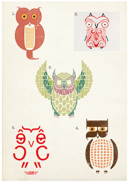 My Owl Barn: Collection: Owl Typography