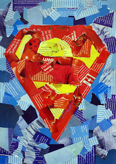 sarah bell smith: Primary colour collages