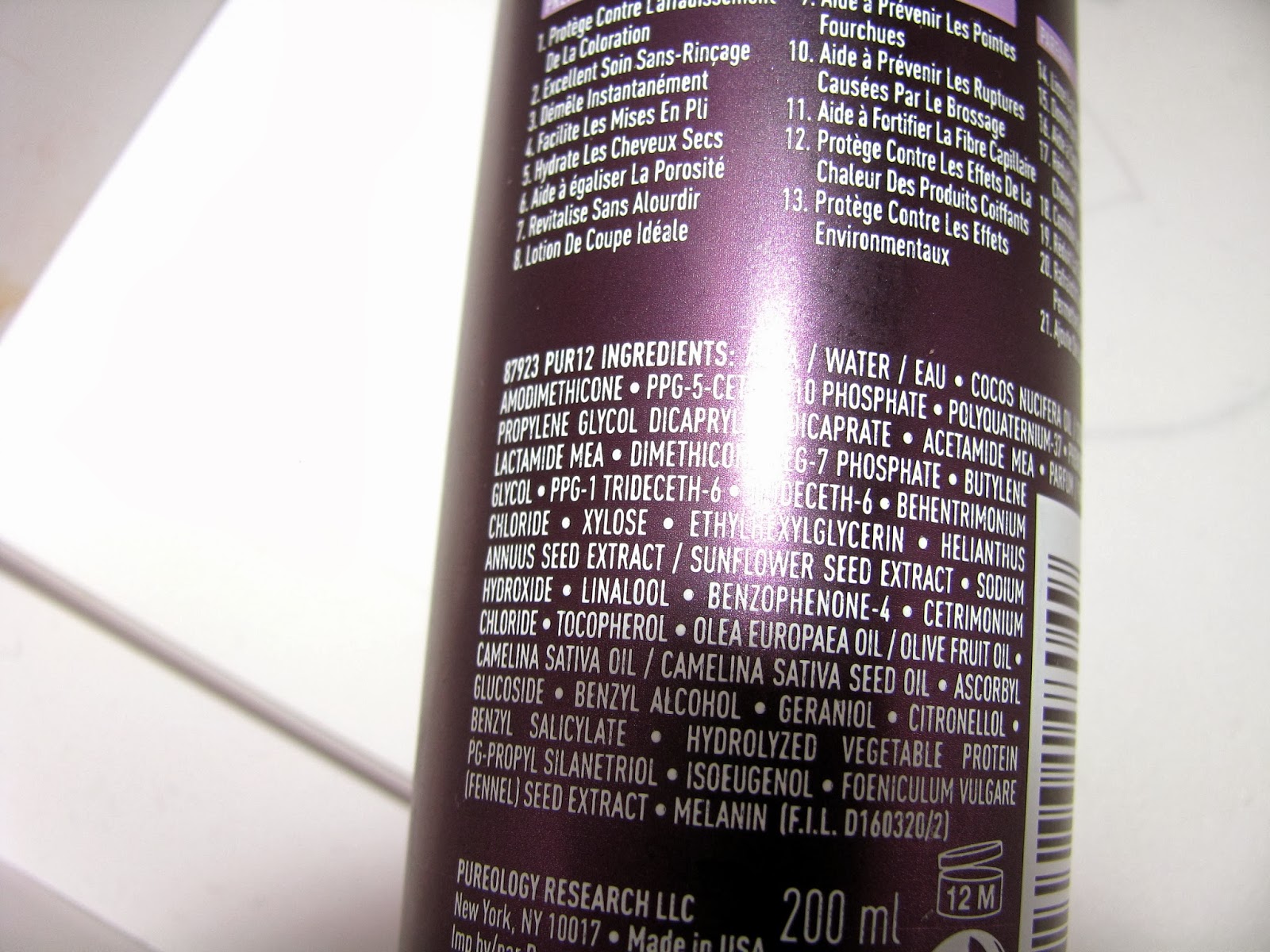 The Beauty Alchemist: Pureology Colour Fanatic 21 Benefits Hair Beautifier