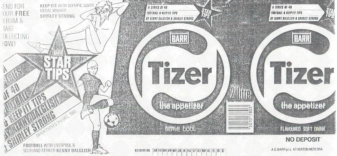 Football Cartophilic Info Exchange: A.G. Barr - Tizer Star Tips