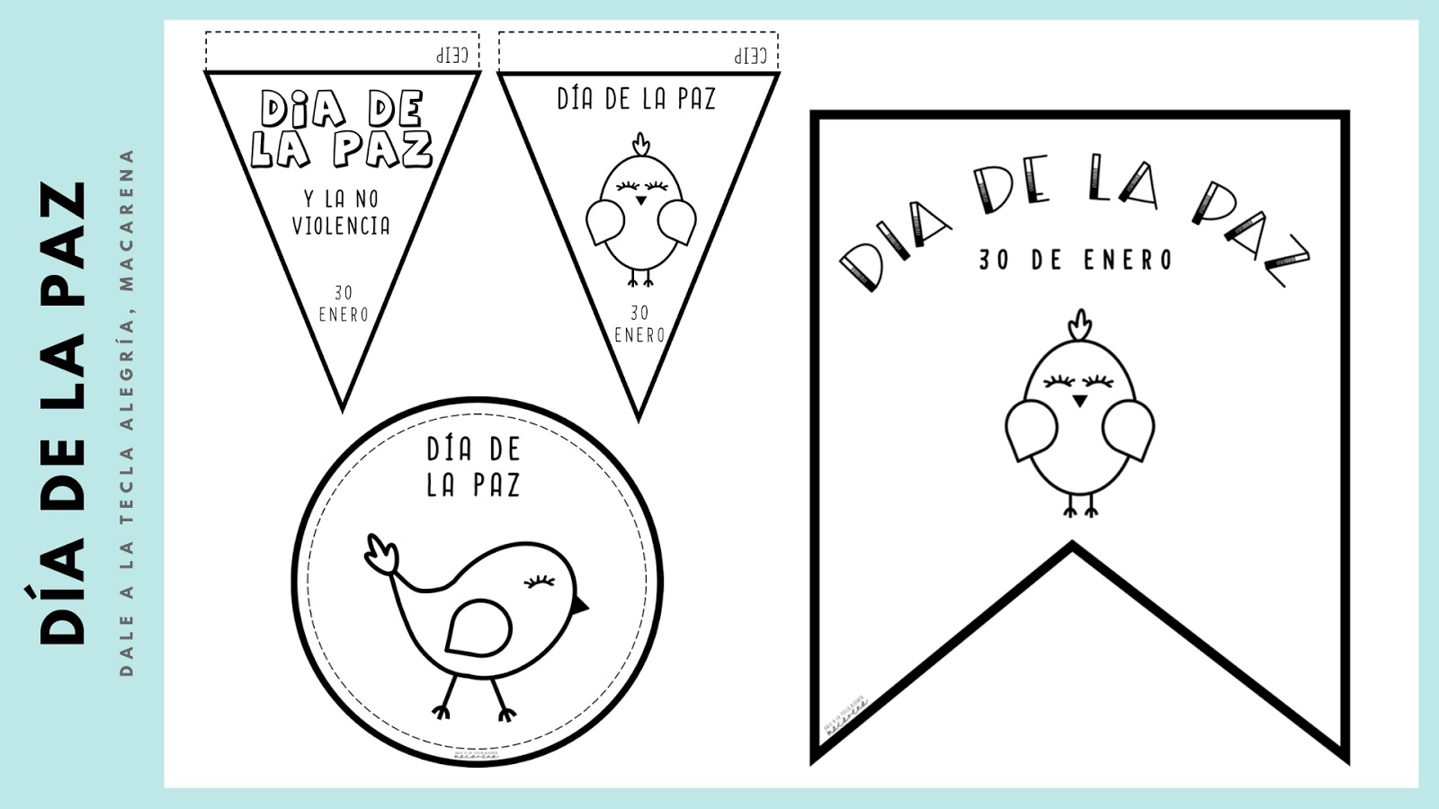 Dale a la tecla alegría, Macarena: DÍA DE LA PAZ 2019
