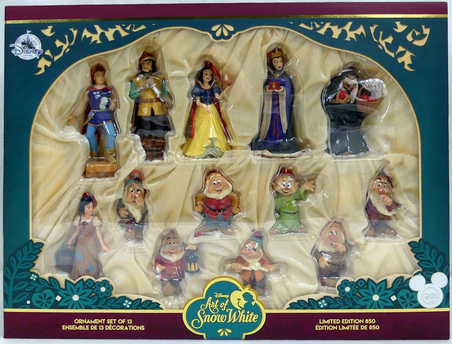 Filmic Light - Snow White Archive: 2017 "Art of Snow White" Ornament Set