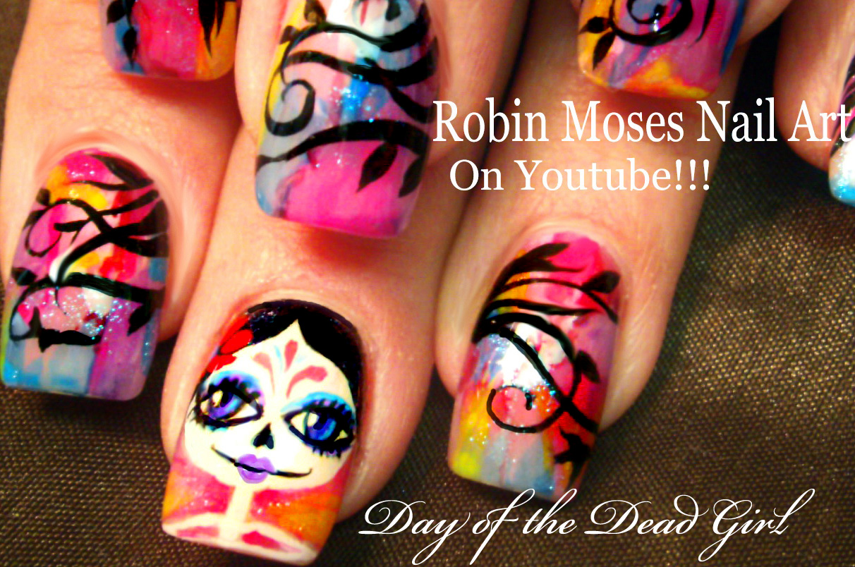 Nail Art by Robin Moses: Search results for skull