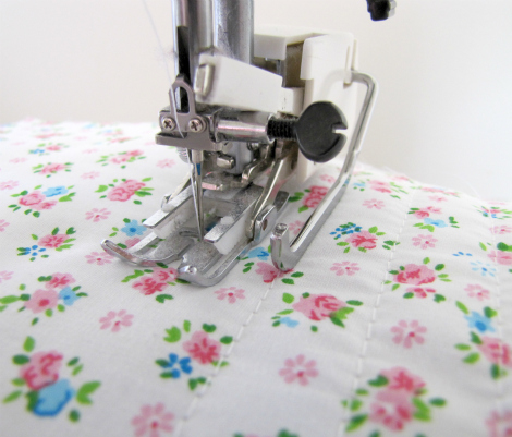 The Haby Goddess: Using your Walking Foot Guide Arm