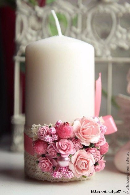 20 Hermosas ideas de cómo decorar velas para toda ocasión ~ Haz ...