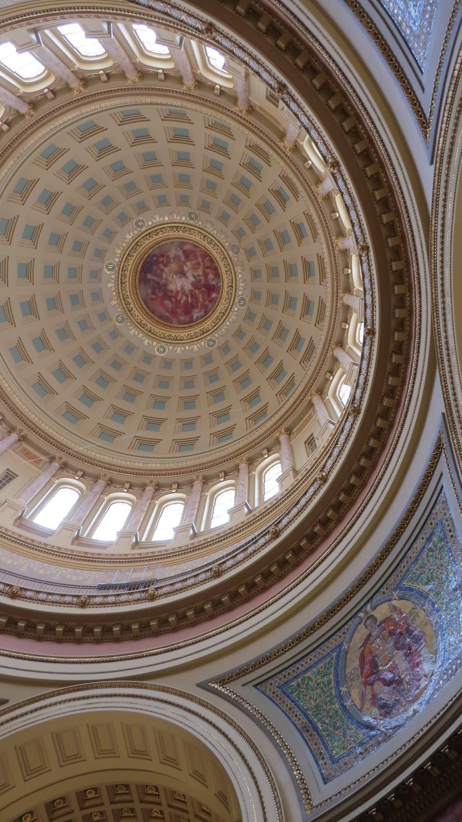 Nomadic Newfies: Rotunda Pendentives - Monday Mural goes to the Madison ...