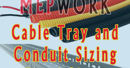 Cable Tray Sizing Calculation Excel Sheet (Size & Weight)
