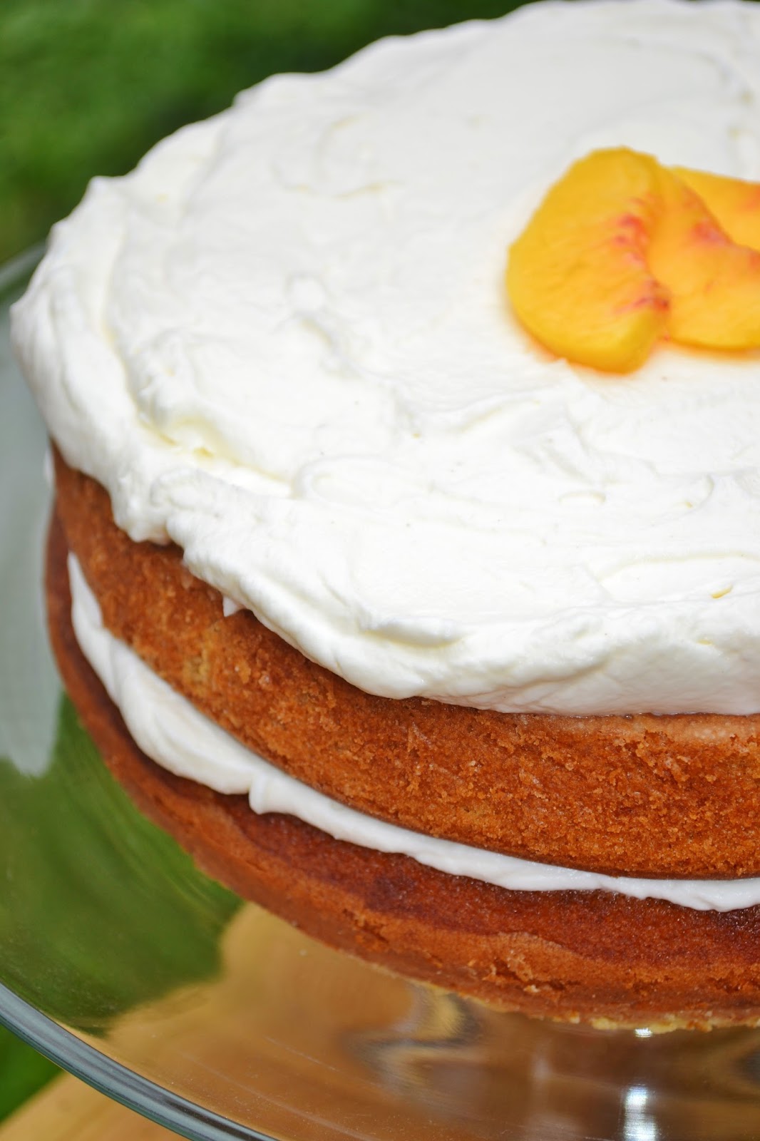 Sweet Morris: Peaches and Cream Cake