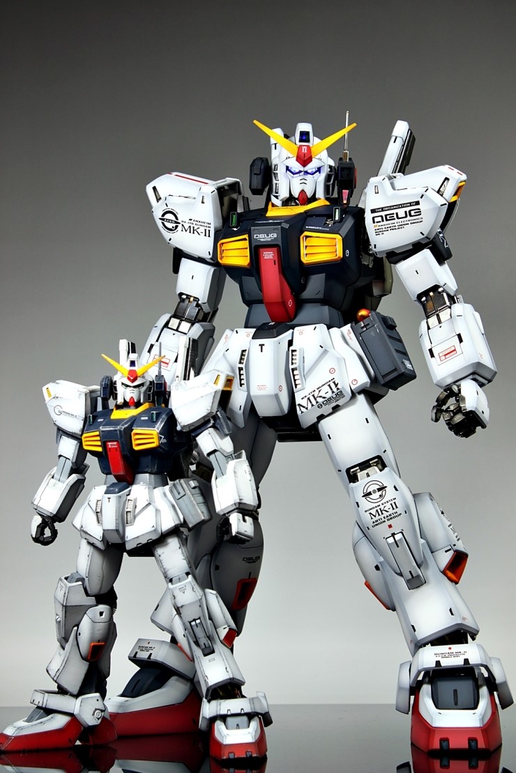 GUNDAM GUY: PG 1/60 RX-178 Gundam Mk-II - Painted Build