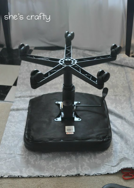 She's Crafty: How to recover a boring office chair