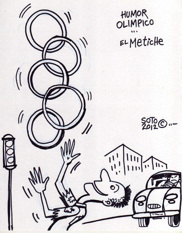 MUCAHI BASSOCO: olimpiadas 2012 humor caricatura de el metiche video carton